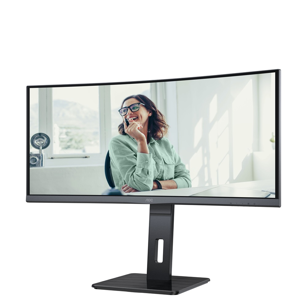 AOC ívelt monitor 34" CU34P3CV, 3440x1440, 21:9, 300cd/m2, 1ms, HDMIx2 ...