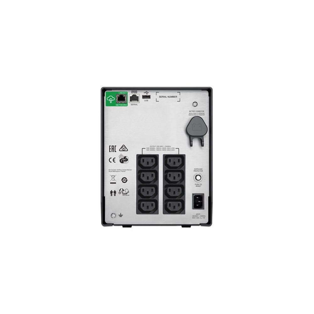 APC Smart-UPS SMC1500IC (8 IEC13) 1500VA (900 W) LCD 230V, LINE ...
