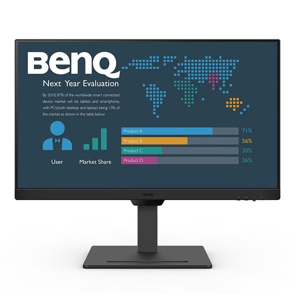 BENQ IPS monitor 23,8" BL2490T 1920x1080, 250 cd/m2, 5ms, 100 Hz, Eye ...