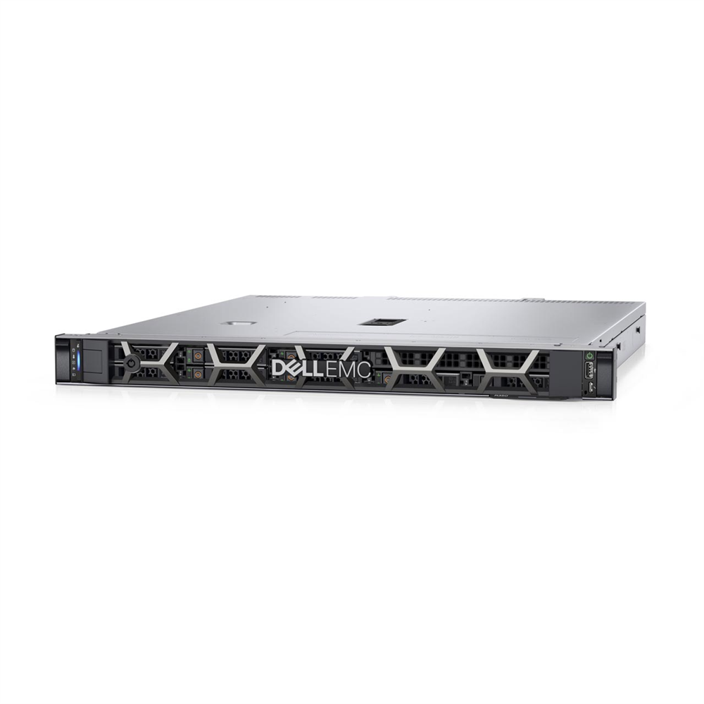 DELL EMC PowerEdge R350 rack szerver (4x3.5"), 4C E-2334 3.4GHz, 1x16GB ...