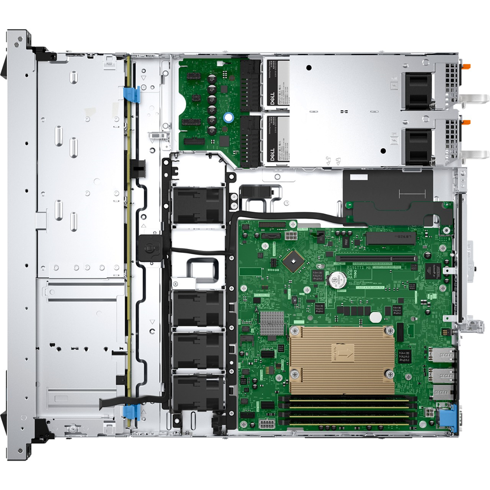 DELL ISG szerver - PE R360 rack (4x3.5"), 8C E-2468 2.6GHz, NoRAM ...