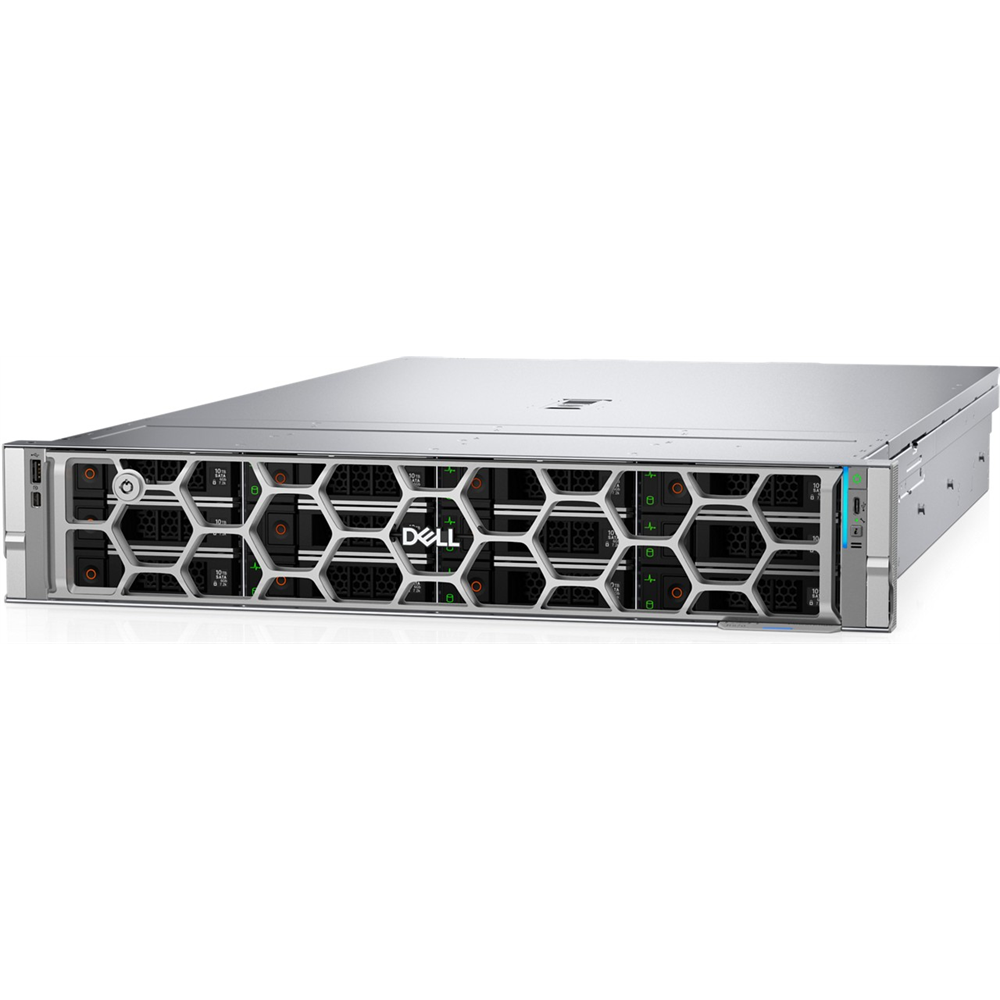 DELL ISG szerver - PE R570 rack (12x3.5"), 16C 6511P 2.3GHz, 1x32GB ...