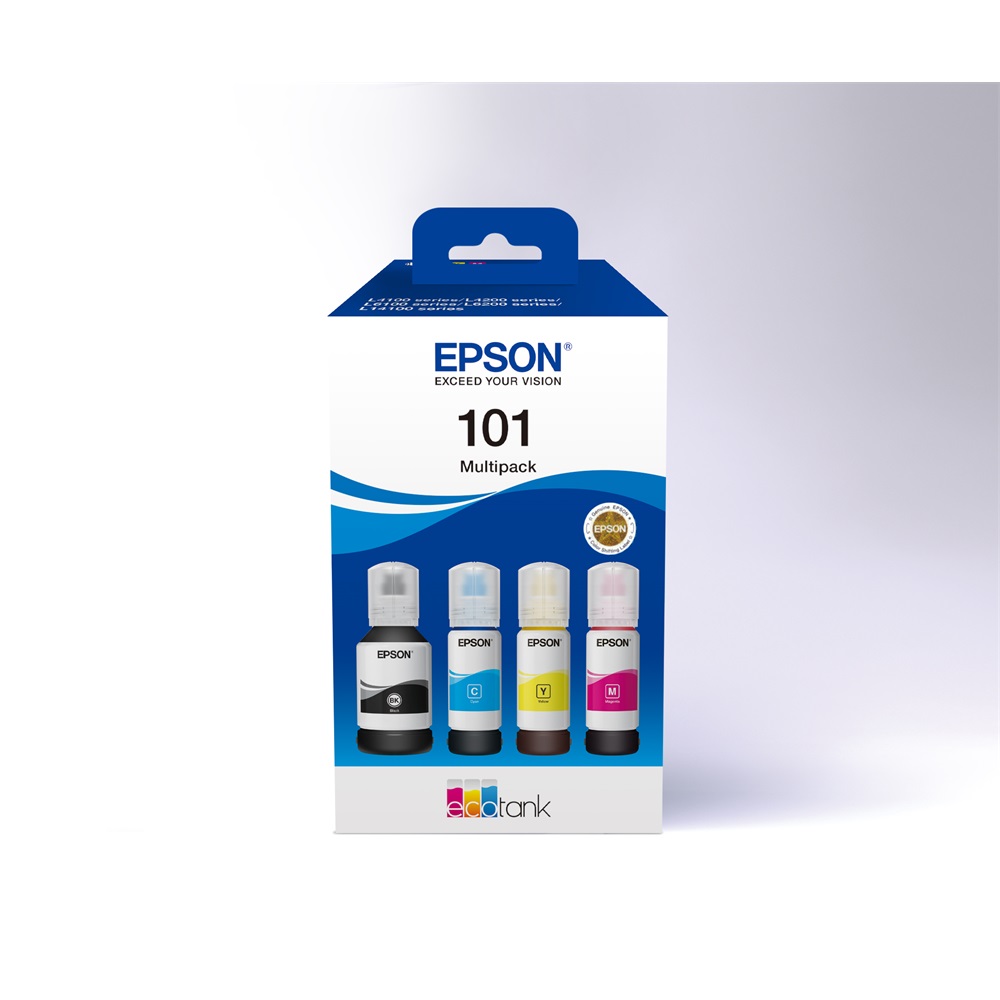 EPSON Tintapatron szett 101 EcoTank 4-colour Multipack (BCMY) - CHS ...