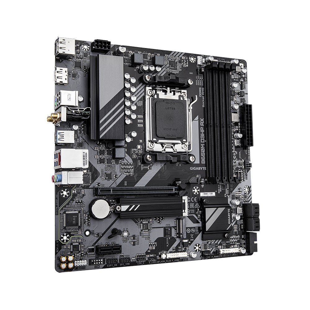 GIGABYTE Alaplap AM5 B650M D3HP AX AMD B650, mATX - CHS Hungary Kft.
