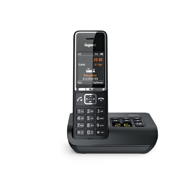 GIGASET ECO DECT Telefon Comfort 550A fekete, üzenetrögzítő - CHS ...