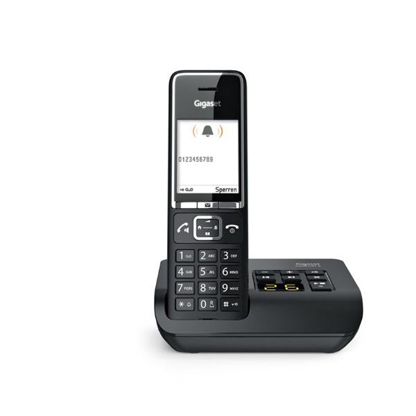 GIGASET ECO DECT Telefon Comfort 550A fekete, üzenetrögzítő - CHS ...