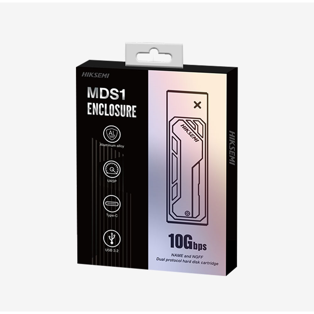 HIKSEMI Külső Ház M.2 SSD NVMe & SATA Alumínium ház, USB 3.2/Type-C ...
