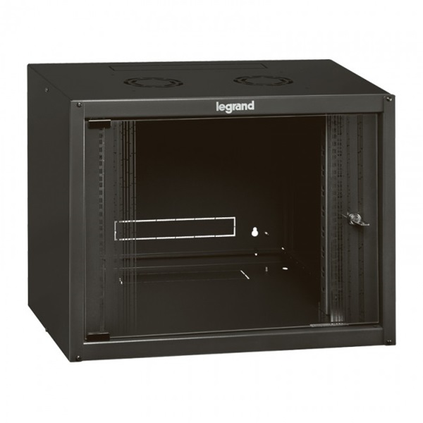 LEGRAND fali rack szekrény 19` 6U MAG: 362 SZÉL: 600 MÉLY: 400 antracit ...