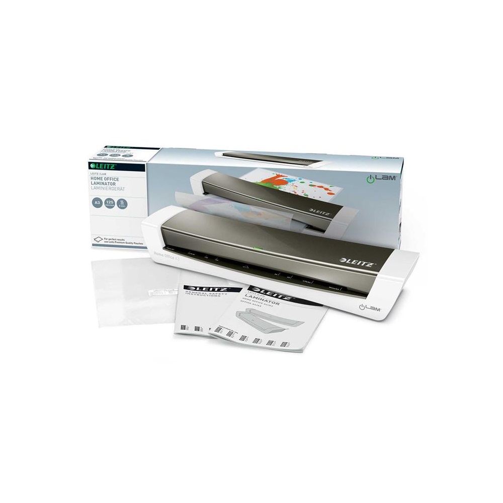 LEITZ Laminálógép, A3, 80-125 mikron, "iLam Home Office", szürke - CHS ...