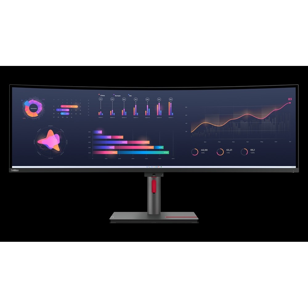 Lenovo Monitor Thinkvision P49w 30 ívelt 49 5120x1440 Ips 32 9