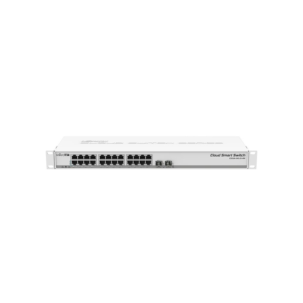 MIKROTIK Cloud Smart Switch 24x1000Mbps + 2x10Gbps SFP+, Fémházas ...