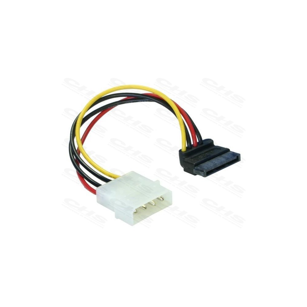 ROLINE kábel SATA táp Átalakító, Molex to SATA L-Csatlakozó 15cm - CHS ...