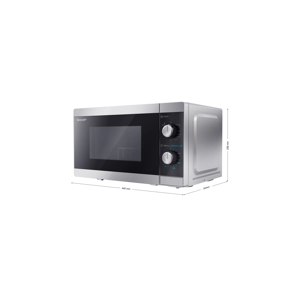 SHARP YC-MG01ES grilles mikrohullámú sütő, 20L, mikro: 800W, grill ...