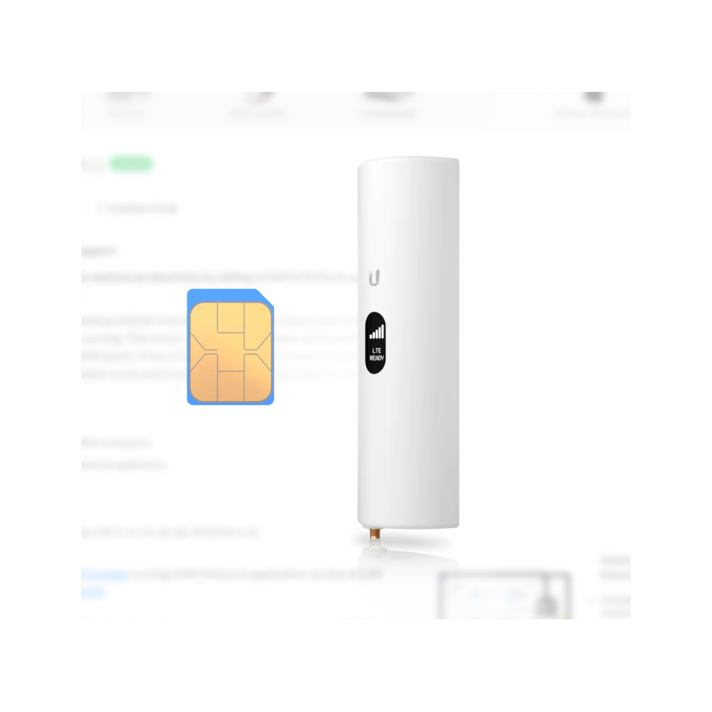 UBiQUiTi Router + LTE modem, 2x1000Mbps, 1x NanoSIM, Redundáns WAN kezelés - U-LTE-PRO - CHS ...