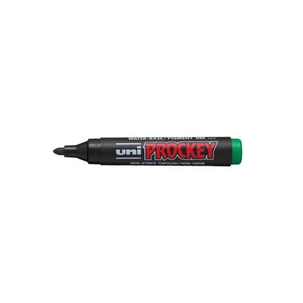 UNI Prockey Marker Pen Medium Bullet Tip PM-122 - Green - CHS Hungary Kft.
