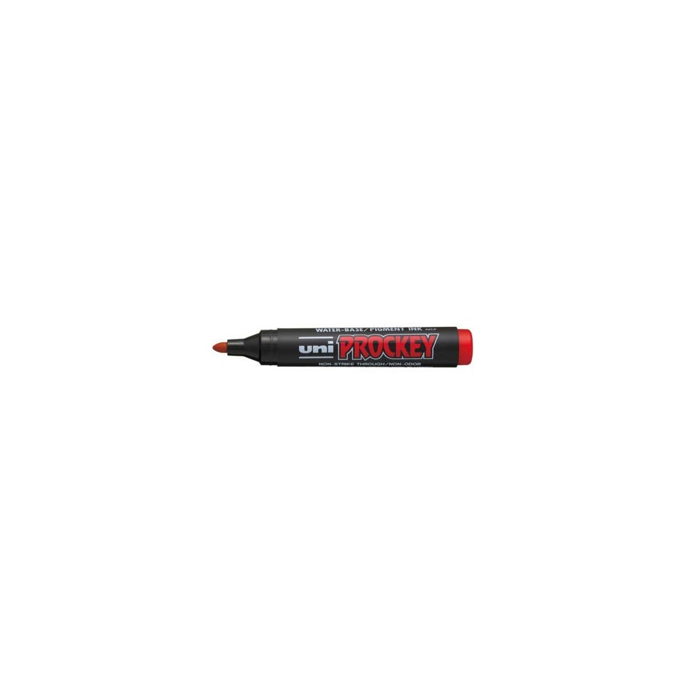 UNI Prockey Marker Pen Medium Bullet Tip PM-122 - Red - CHS Hungary Kft.