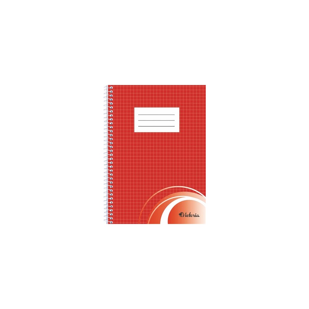VICTORIA Spirálfüzet, A5, kockás, 70 lap, VICTORIA - CHS Hungary Kft.
