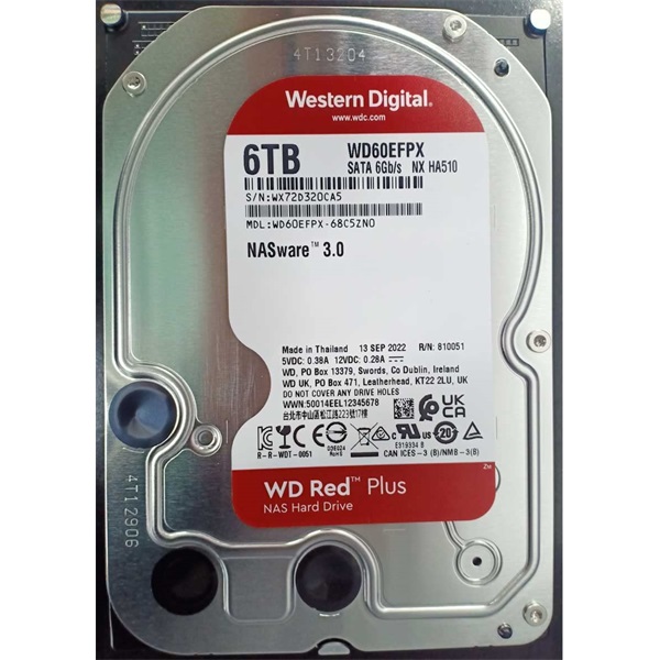 WESTERN DIGITAL 3.5" HDD SATA-III 6TB 5400rpm 256MB Cache, CAVIAR Red ...