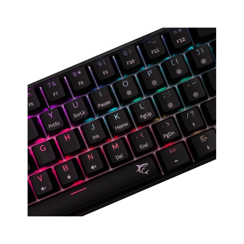 WHITE SHARK GK-004113B/R-HU SHINOBI-2/B-R-HU mech. bill. 62 piros gomb ...