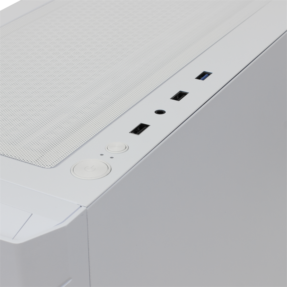 White Shark BULLET-WHITE GCC-2303 Számítógép ház, fehér, ATX mid Tower ...